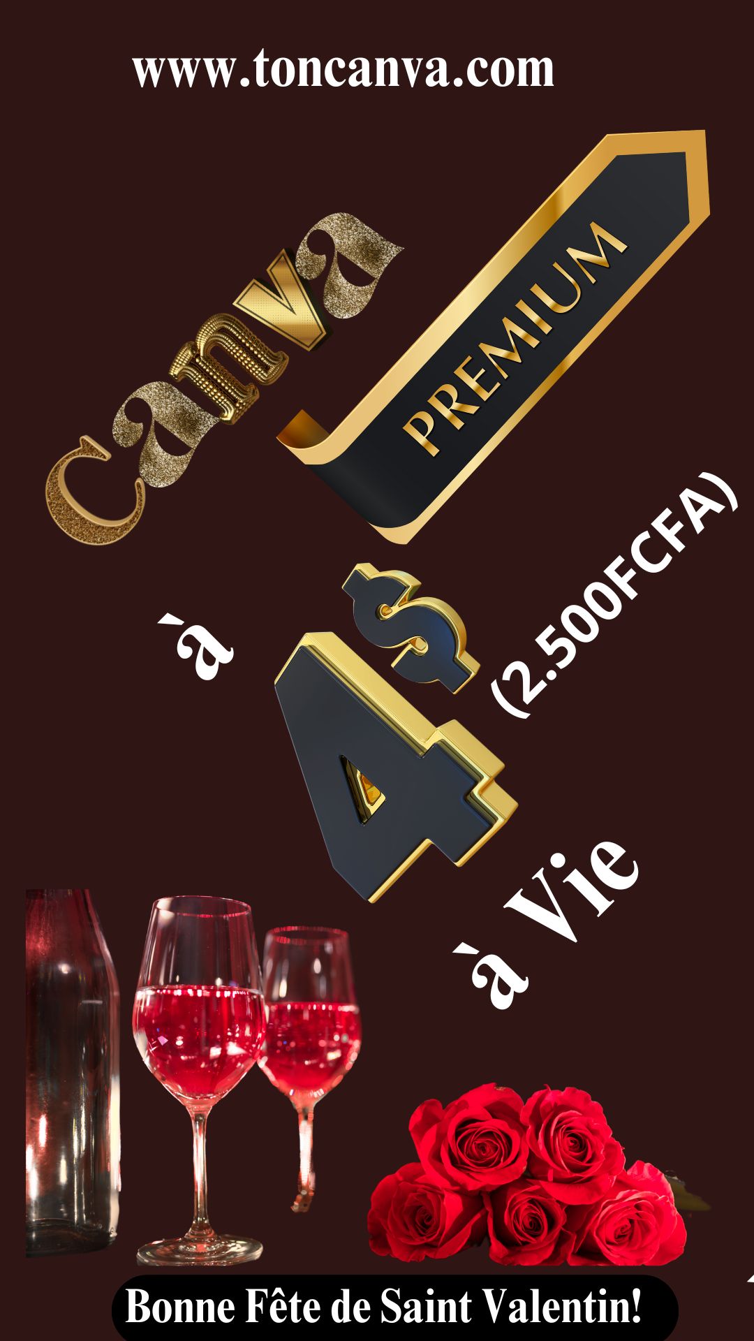 FedaPay - CANVA PRO A VIE A 4$ (2.500FCFA)