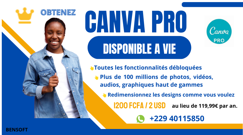 FedaPay - Canva Pro
