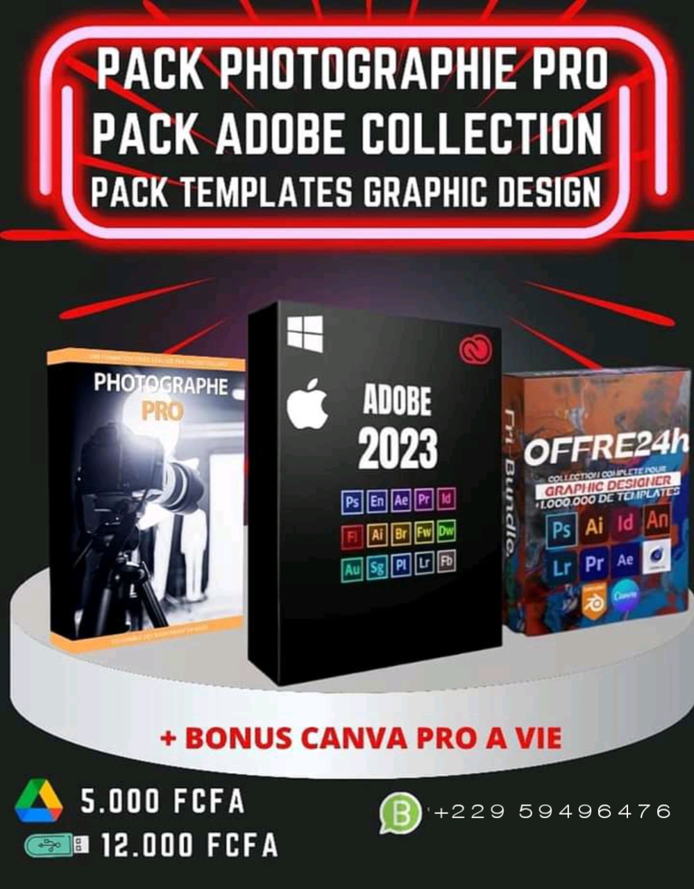 FedaPay - Pack Photographie Pro-Pack Adobe Collection-Pack Templates ...