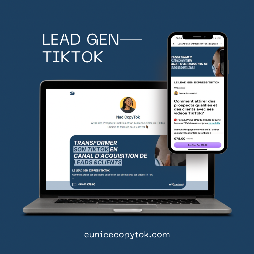 FedaPay - Lead Gen TIKTOK