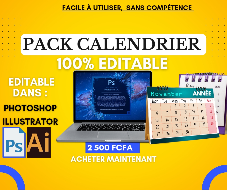 FedaPay - Pack Calendrier+Bonus